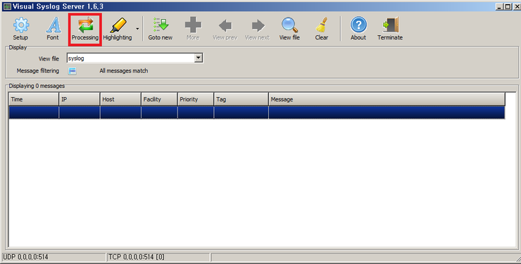 [Windows] Windows에서 Syslog Server 구축하기(무료 Software Visual Syslog Server ...