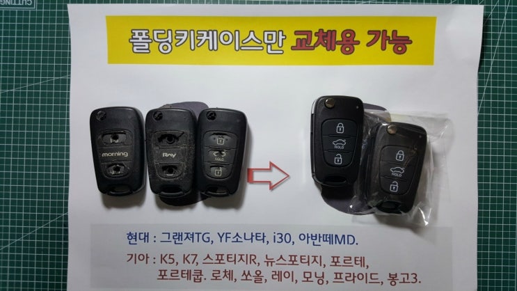 아반떼md 모닝 레이 Yf소나타 K5 K7 스포티지r 뉴스포티지포르테프라이드그랜져tg봉고3 폴딩키케이스