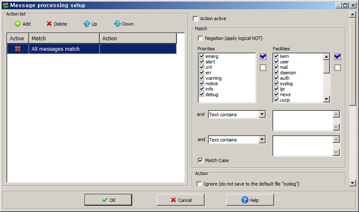 [Windows] Windows에서 Syslog Server 구축하기(무료 Software Visual Syslog Server ...