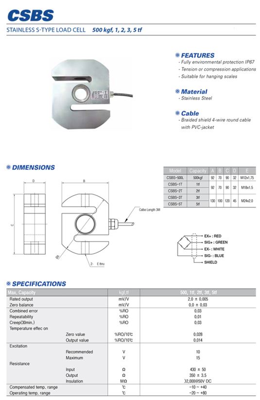 [CURIOTEC] CSBS S-TYPE 로드셀 : 네이버 블로그