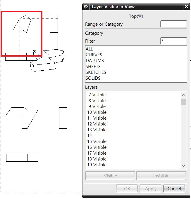 [UG-NX] Drafting # 17 Layer Visible in View : 네이버 블로그