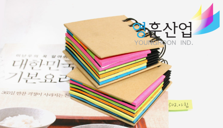 귀여운사이즈의 스프링 점착메모지 메모함 네이버 블로그