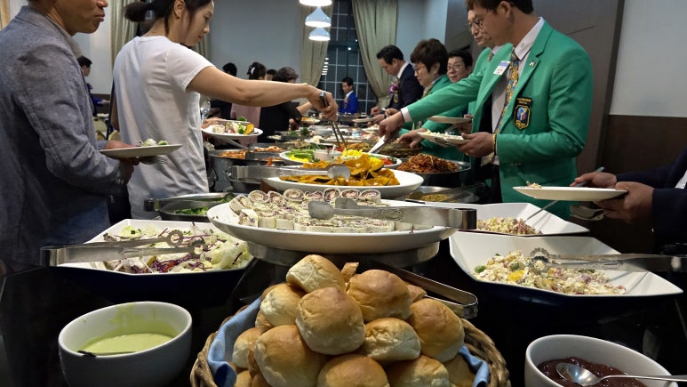 부여삼정유스타운(구.삼정유스호스텔) 차림상 : 네이버 블로그