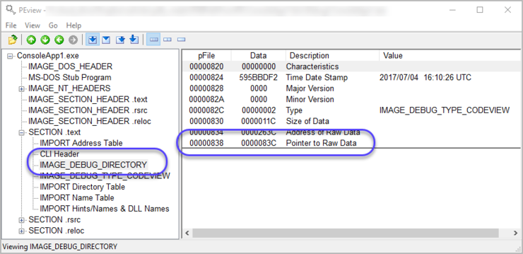 C# - PDB 파일 경로를 PE 파일로부터 얻는 방법 : 네이버 블로그