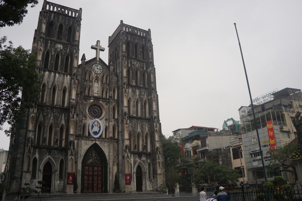 하노이 여행 Hanoi 7 성 요셉 대성당 하노이 대성당과 맞은 편 콩카페에서 맛보는 코코넛 밀크커피 네이버 블로그