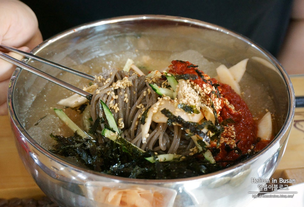 평창메밀막국수 영산대 입구에서 반송맛집 부산막국수맛집 발견 반송 배달 맛집 네이버 블로그