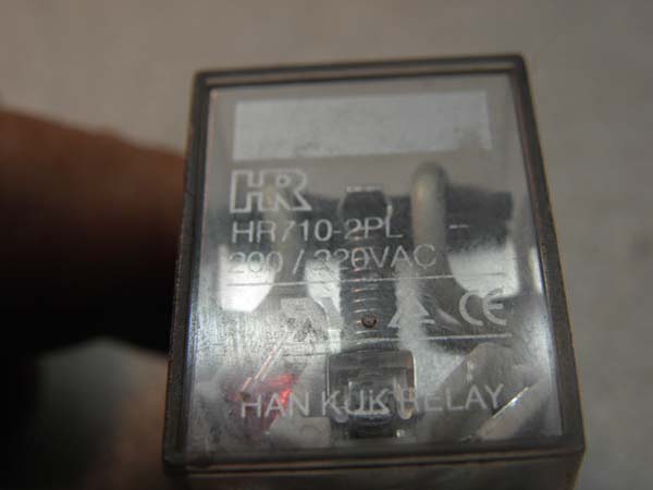 릴레이 HR 220V HAN KUK RELAY 10A(HR710-2PL) HR710 Series 판매합니다. : 네이버 블로그