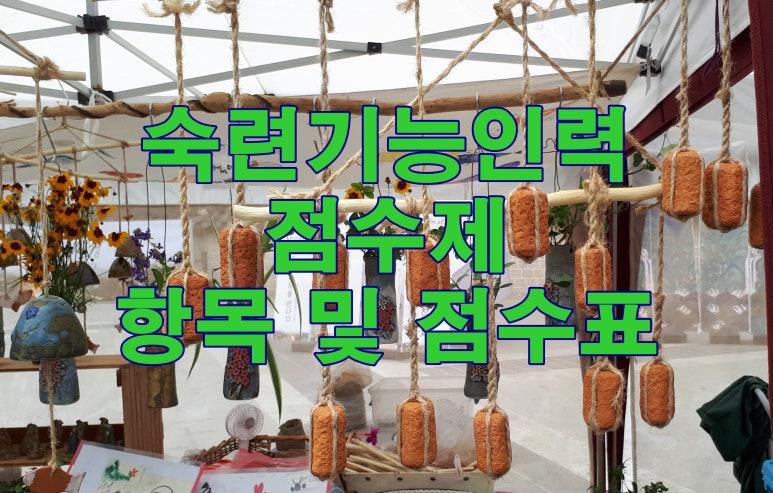 [e74비자 E 7 4] 숙련기능인력 점수제 항목 및 점수표 네이버 블로그