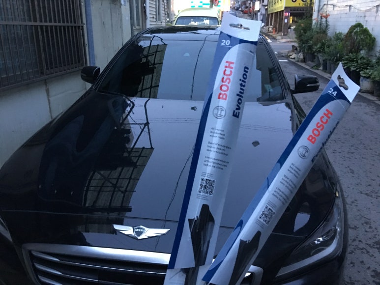 [제네시스] 와이퍼를 갈자!(feat. BOSCH) : 네이버 블로그