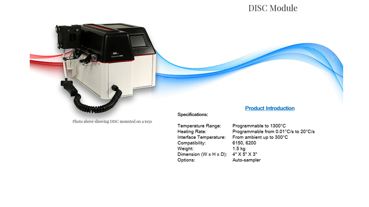 [ CDS DISC Module 파이롤라이저 열 분해기 사양 ] 열분해를 이용한 GCMS 분석 : 네이버 블로그