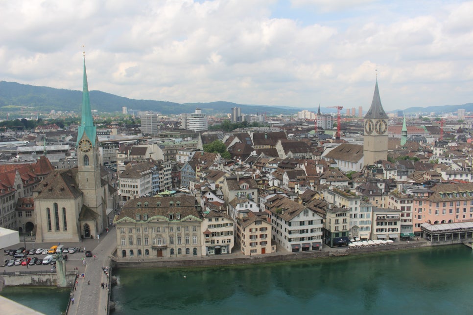 스위스 1일차 취리히zurich 린덴호프 성 피터 교회 프라우뮌스터 그로스뮌스터 쿤스트하우스201706