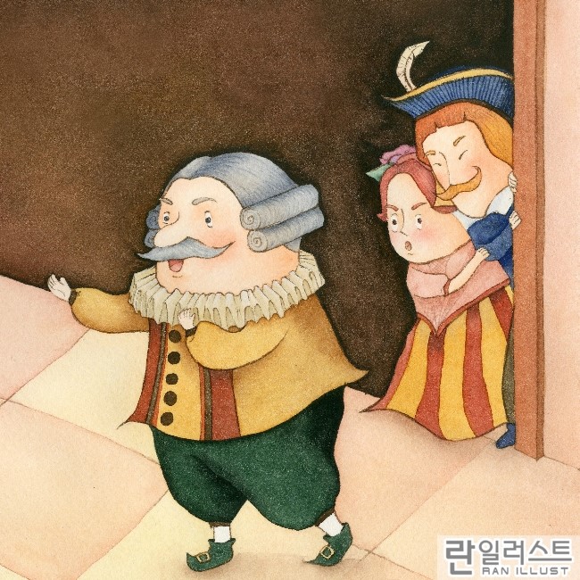 벌거벗은 임금님,그림,동화일러스트,동화일러스트학원,란일러스트 : 네이버 블로그