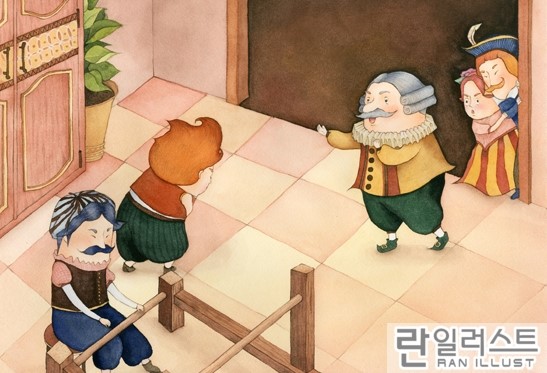 벌거벗은 임금님,그림,동화일러스트,동화일러스트학원,란일러스트 : 네이버 블로그