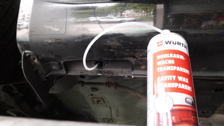 자동차 부식방지, 뷔르트 이너왁스를 사용해보자 : 네이버 블로그