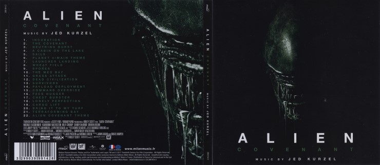 에이리언: 커버넌트 OST (Alien: Covenant, 2017) - Original Motion Picture ...