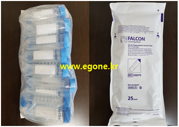 팔콘 352070원심관튜브/ Falcon Conical Tube/ 코니칼 튜브 50ml/25개입 1pack : 네이버 블로그