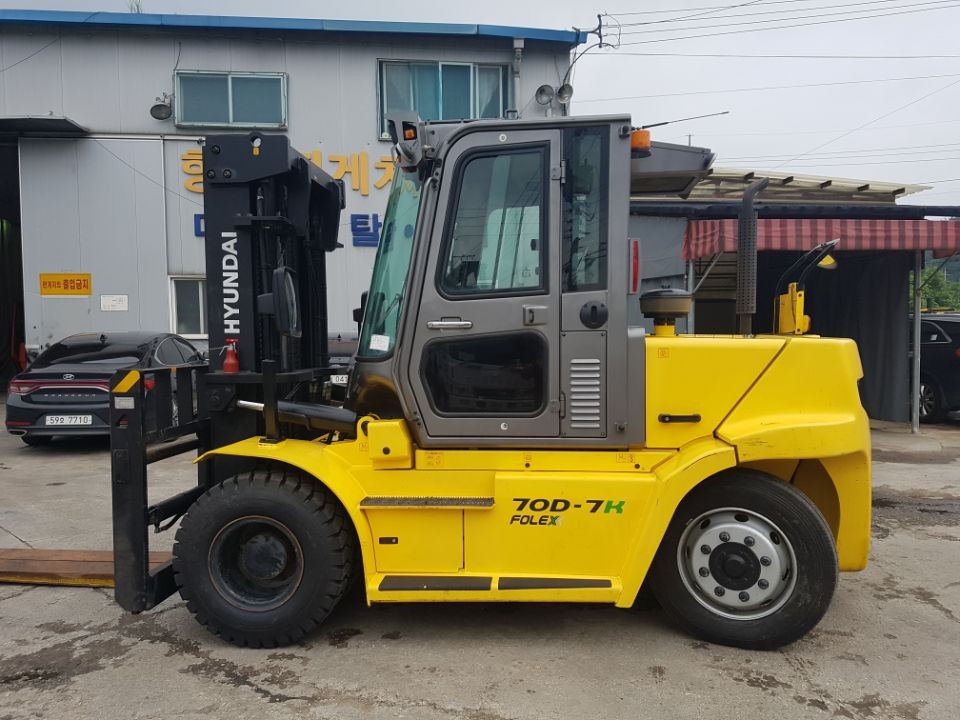 현대 7톤 지게차 FOLEX 70D-7K 요소수 들어가기 전 모델! 판매합니다.(판매완료) : 네이버 블로그