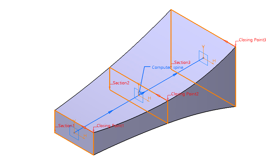 카티아(CATIA) 교육 기능별 CATIA V5 - Multi Sections Solid 알아보기 : 네이버 블로그