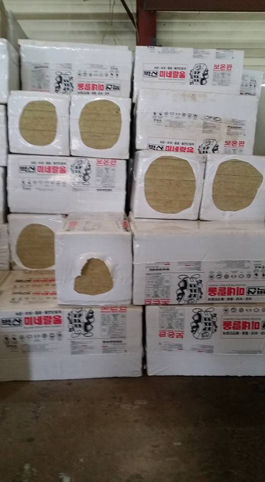 바이오세라크울 바이오솔루블 고온단열재 Water absorption Test Rockwool vs Bio Cerakwool ...