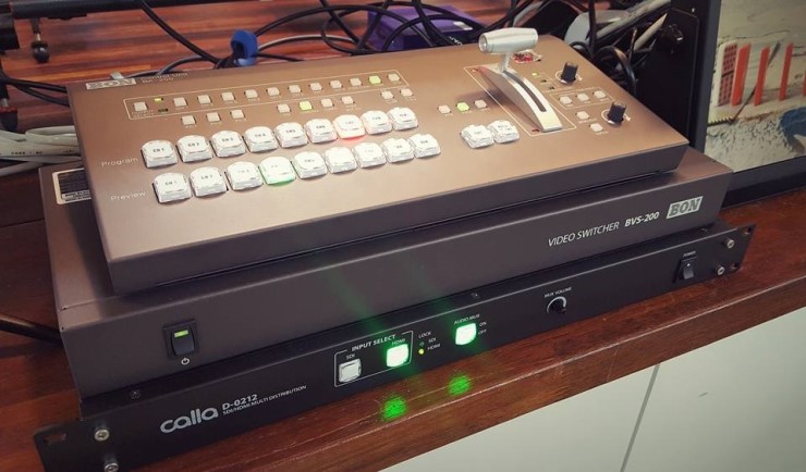 자막기능 내장 8채널 스위처 BVS-200 : 네이버 블로그