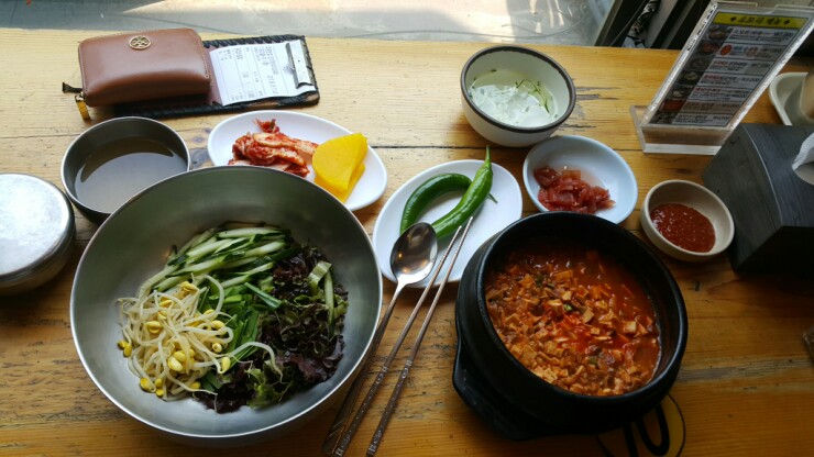 을지로충무로 오모리찌개 된장비빔밥으로 혼밥 네이버 블로그