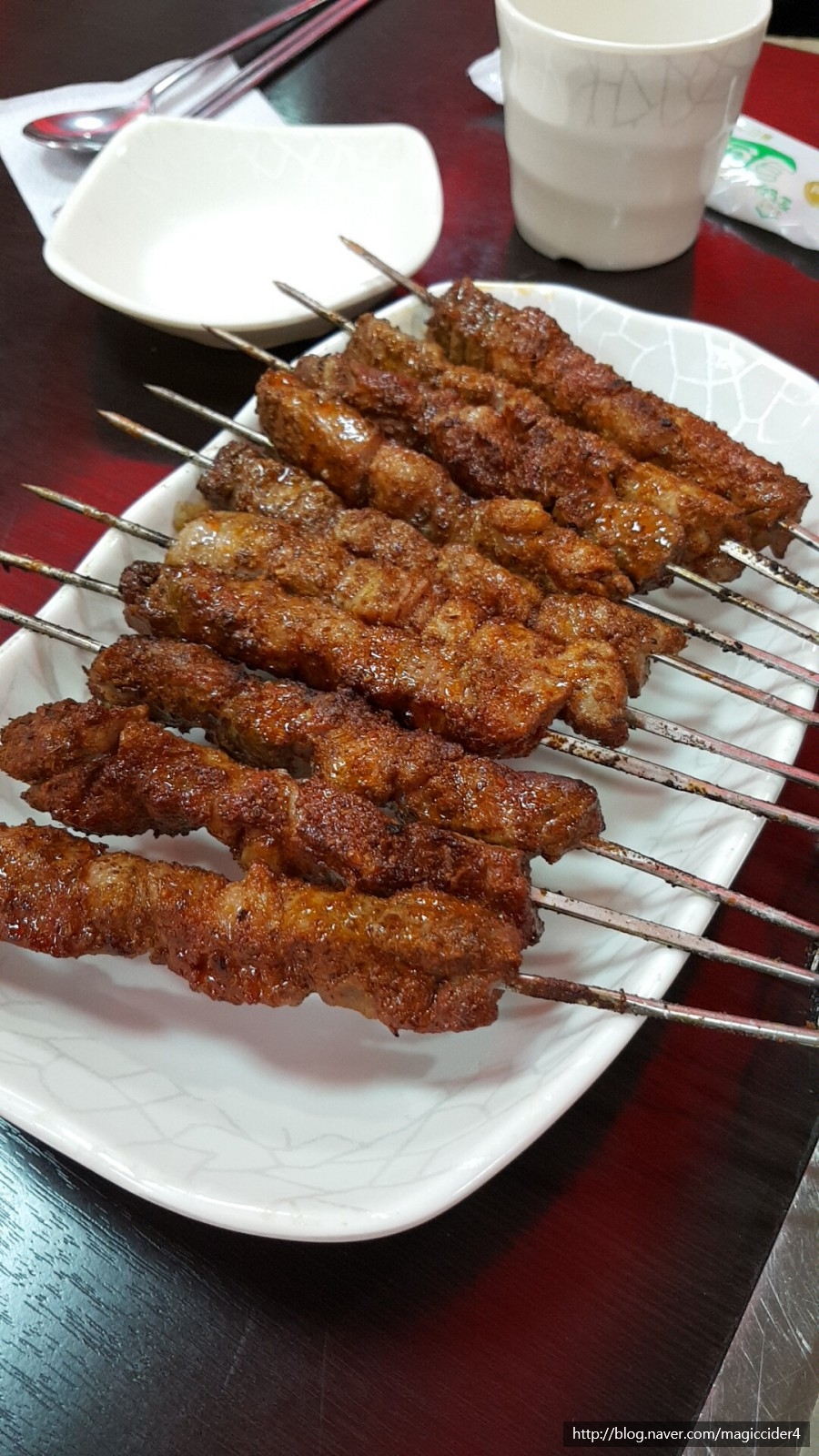 건대 매화반점 중국 느낌 그대로 양꼬치 즐기기 네이버 블로그