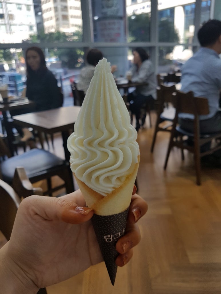 강남역 쿠크다스 아이스크림 달콤한 아이스크림과 바삭한 쿠크다스 과자까지 즐기세요 네이버 블로그