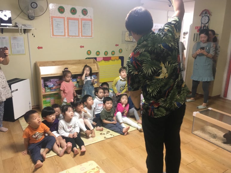 도레미파충류 부평 예솔 유성 어린이집 체험교실 후기 네이버 블로그