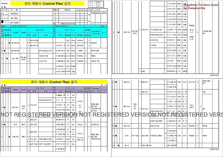 P Sq인증5스타mct Isir Ppap 고객승인서 Cnc 관리계획서고객승인업무 프로세스제조공정도 Qa공정도 검사