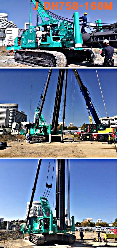 항타기 DH758,DH718,DH658 임대 및 파일시공 그리고 규격별 PHC PILE 단위중량기준 : 네이버 블로그