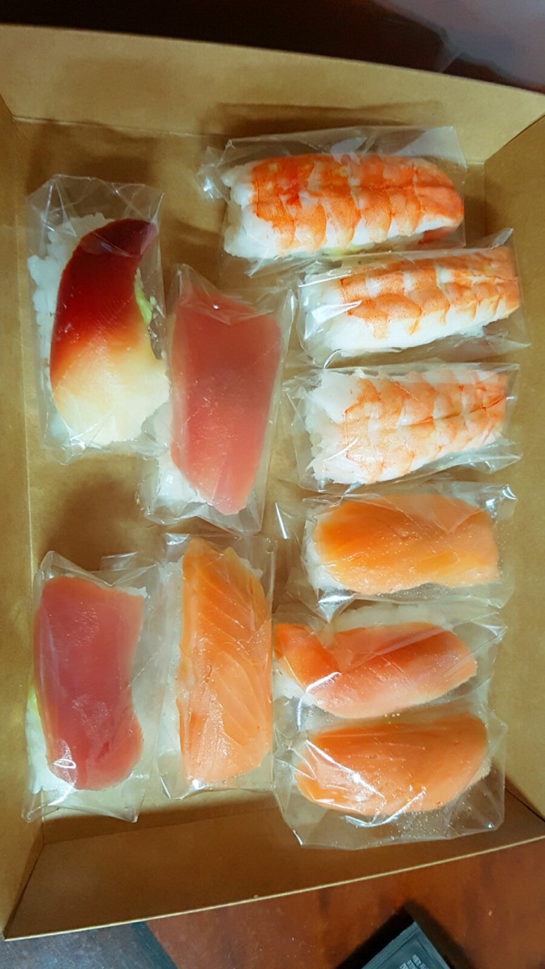 롯데마트 초밥 새우 송어 북방조개 황다랑어 네이버 블로그