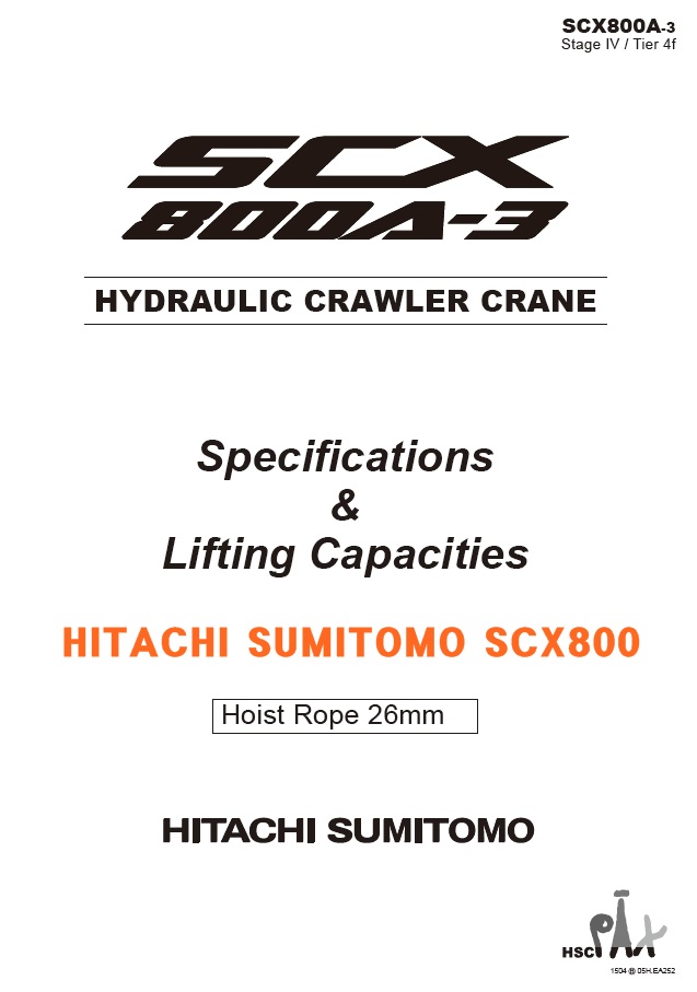 크롤러크레인(앵글크레인)임대 HITACHI SUMITOMO SCX800A-3 80톤 크레인소개 : 네이버 블로그