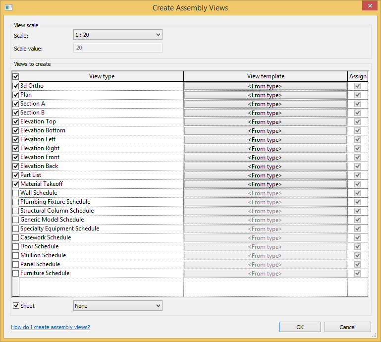 레빗(revit)에서 조합 뷰(assembly views) 생성하기 : 네이버 블로그