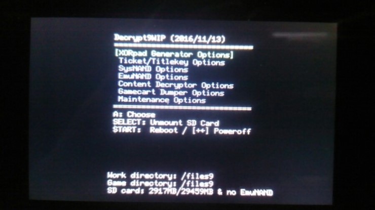 Decrypt9를 이용한 3DS→cia 파일변환 : 네이버 블로그