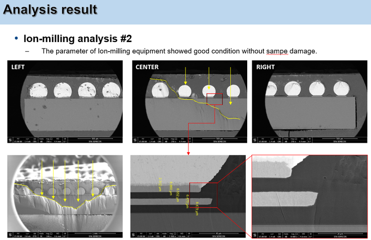 이온빔 이온빔가공 이온밀러 ion beam miller ion milling 이온빔밀링 SEM : 네이버 블로그