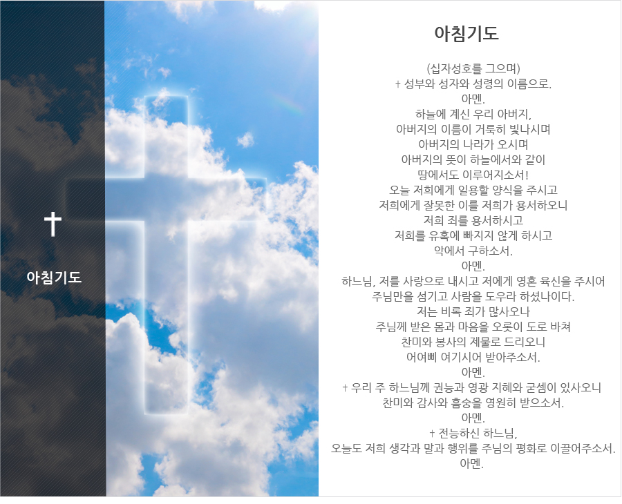 가톨릭 기도문 천주교 기도문 기도서 아침기도 아침기도문 네이버 블로그