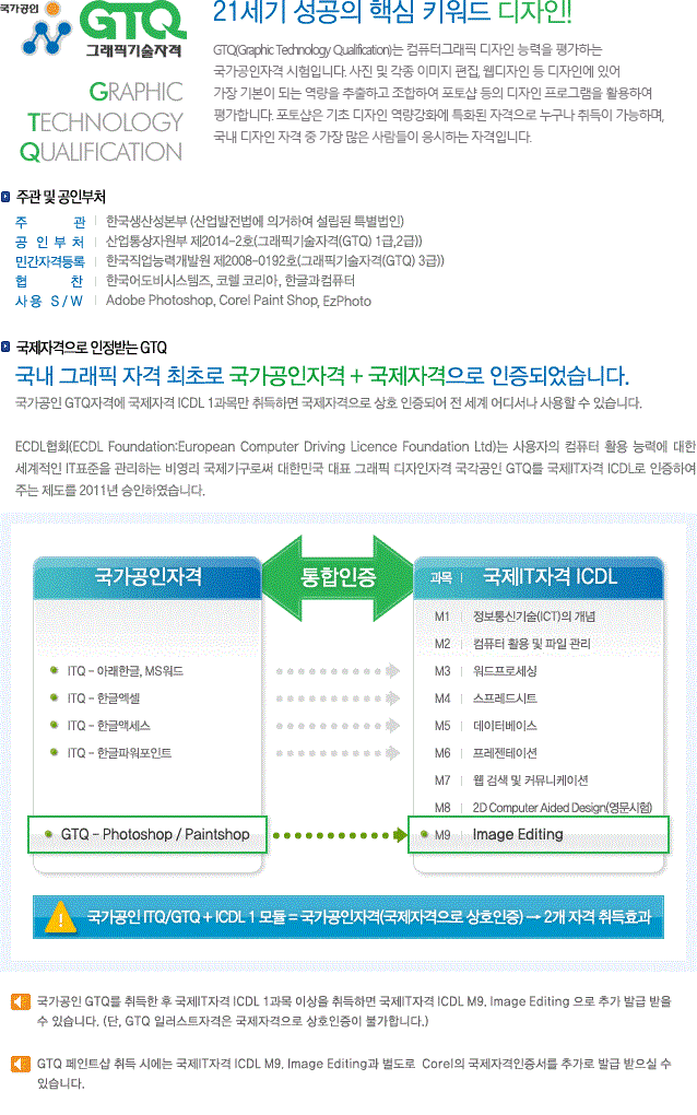 Gtq 포토샵 1급 자격증 후기 기출문제난이도 준비기간 등 네이버 블로그