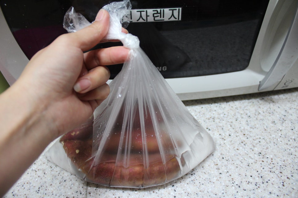 전자렌지로 고구마굽기 초편합니다 네이버 블로그