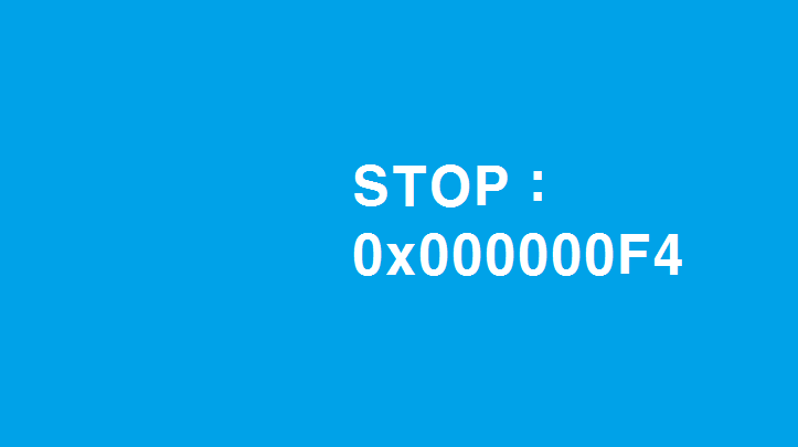 0x000000F4 오류코드 해결 방법 : 네이버 블로그