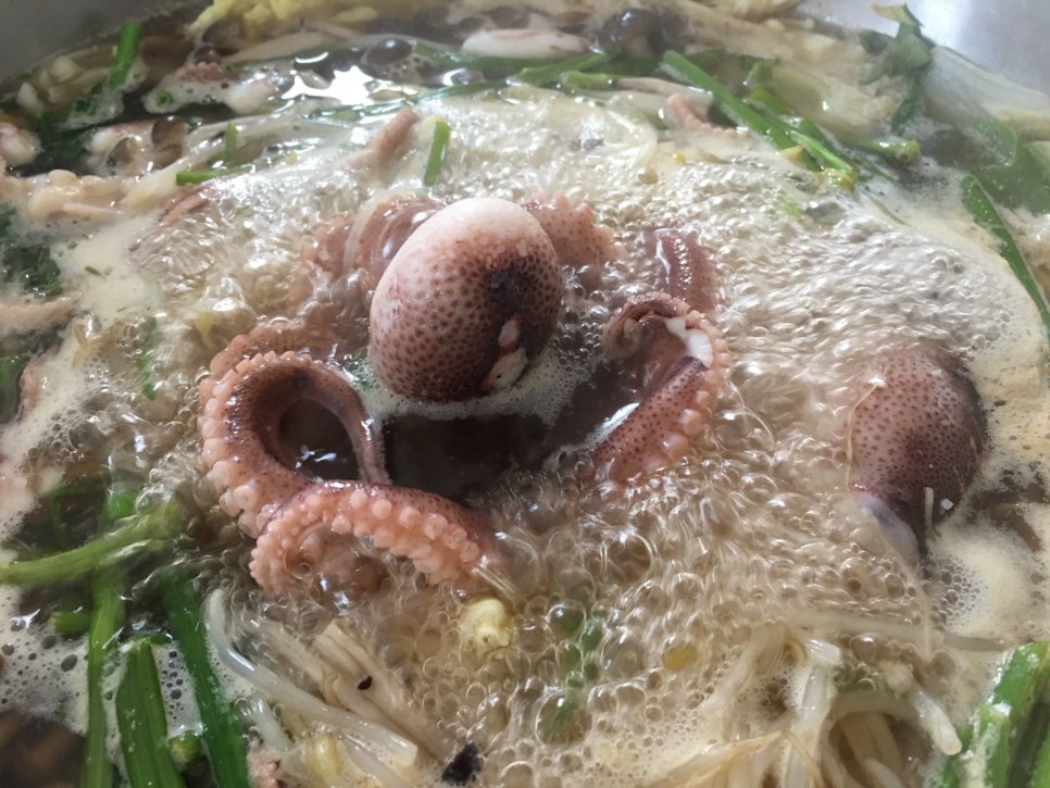 집에서 쭈꾸미 샤브샤브 레시피 육수가 끝내줘요 : 네이버 블로그