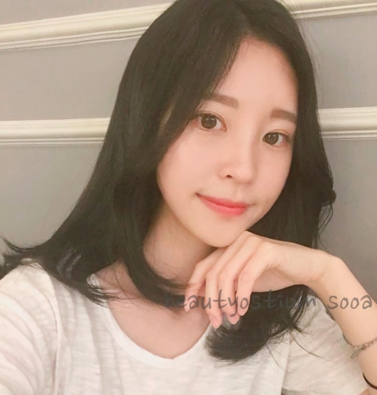 2017년 유행헤어 ♥ 중간머리 레이어드컷 C컬펌 했어요~ 네이버 블로그