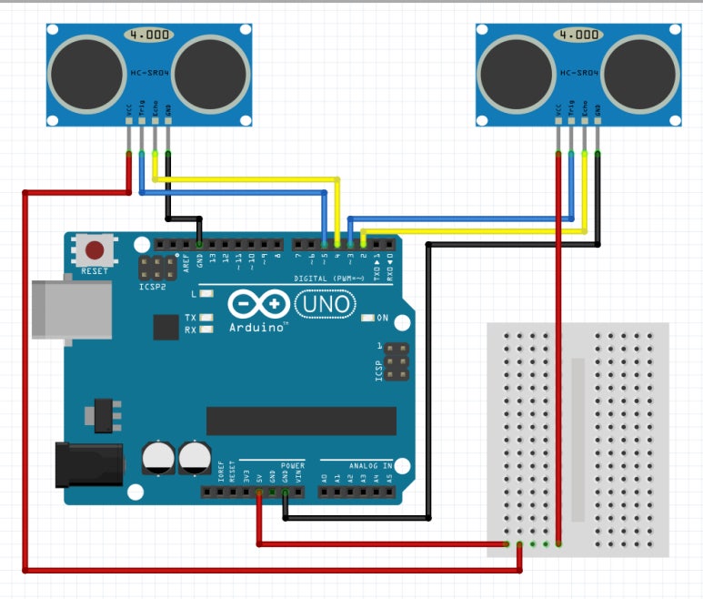 아두이노 응용기#8 거리 측정 초음파 센서(HC SR-04)를 2개(NewPing 라이브러리 이용) 동작시켜보다. : 네이버 블로그
