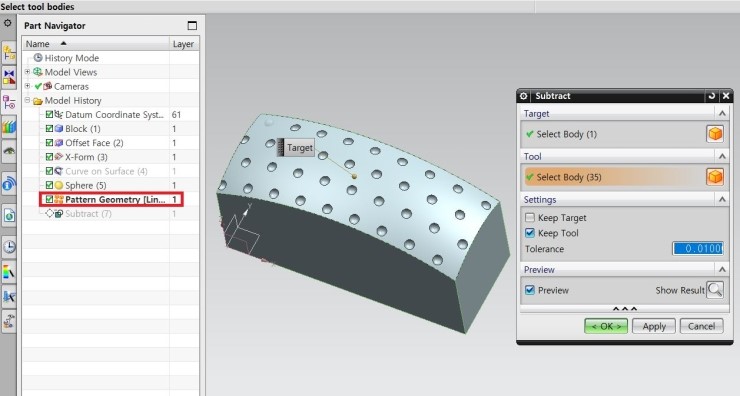 [UG-NX] Pattern Geometry # 2 : 네이버 블로그