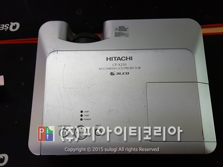 CP-X250 히타치 빔 프로젝터 수리 정밀광학클리닝 작업 및 램프교체 DT00731 for 신도휴스템: EDP-X350 ...