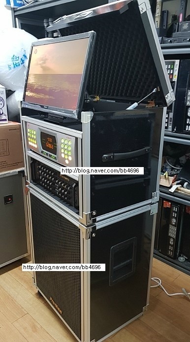중고 이동식 노래방기계 중고 이동식노래방기기 풀세트 금영 비바우스ii 중고 반주기 앰프와 20인치 Led Tv 모니터 스피커