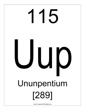 원소 기호 115번 우눈펜튬(Uup) : 네이버 블로그