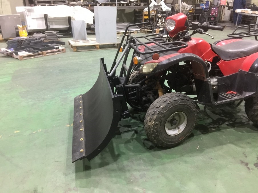 강철가공 전문업체 에스티테크제설장비 제작 및 ATV 장착 : 네이버 블로그