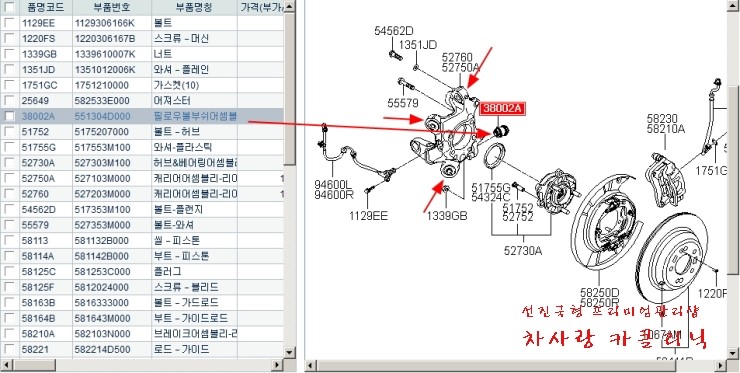 에쿠스 리무진 뒤 너클부싱 파손/강릉.동해.삼척.양양.속초.횡계.평창.진부.카센타.하체수리.부싱교환.소음전문점. : 네이버 블로그
