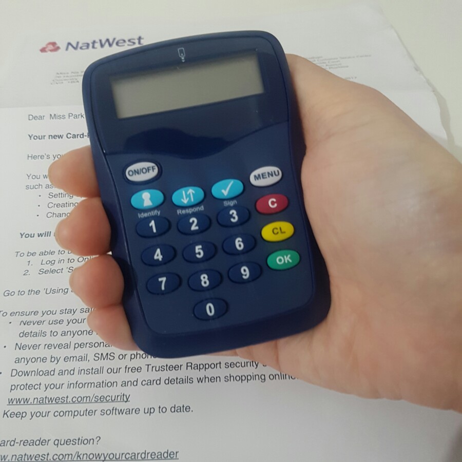영국은행 카드 만들기 넷웨스트(NatWest)온라인뱅킹 신청/사용방법(카드리더기 필요) : 네이버 블로그