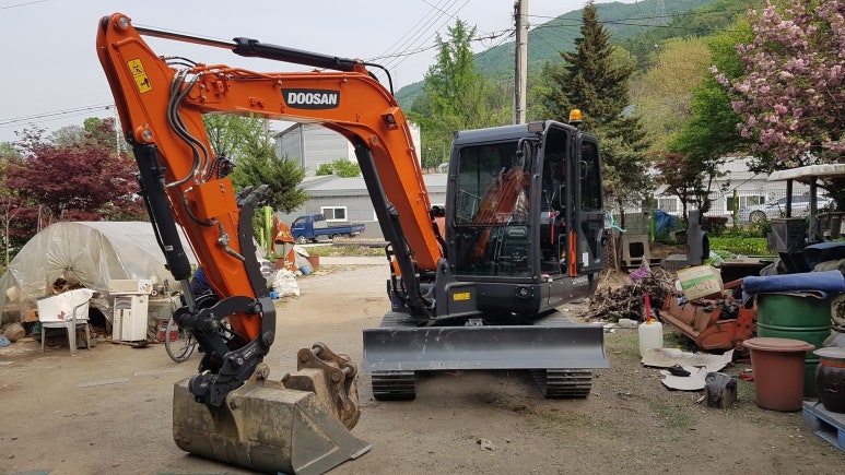 두산 굴삭기 DX55-5K 사용 후기 : 네이버 블로그